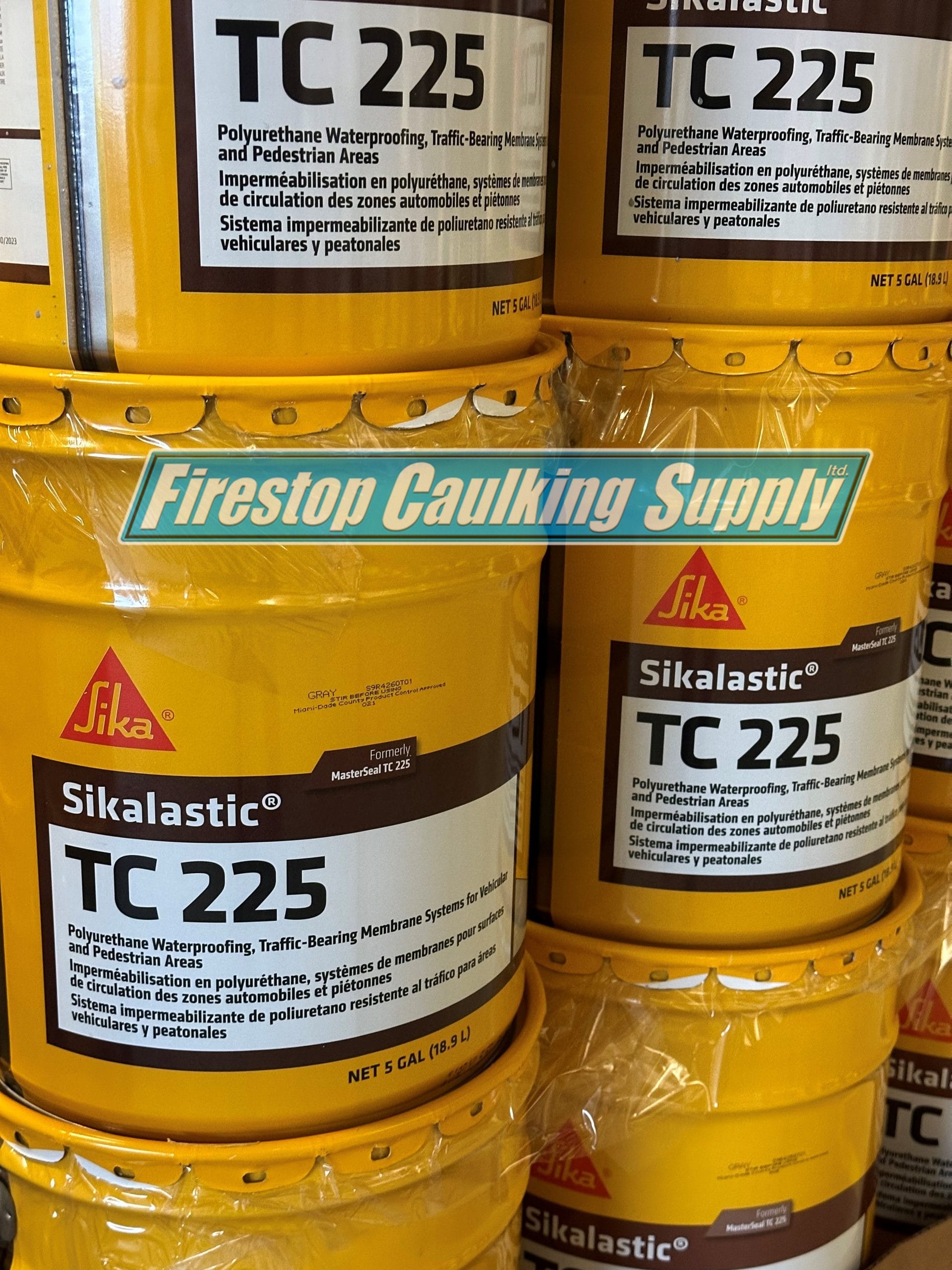 Sika Sikalastic TC 225 Gray – Firestop Caulking Supply Wholesale Construction: Sealants, Air ...